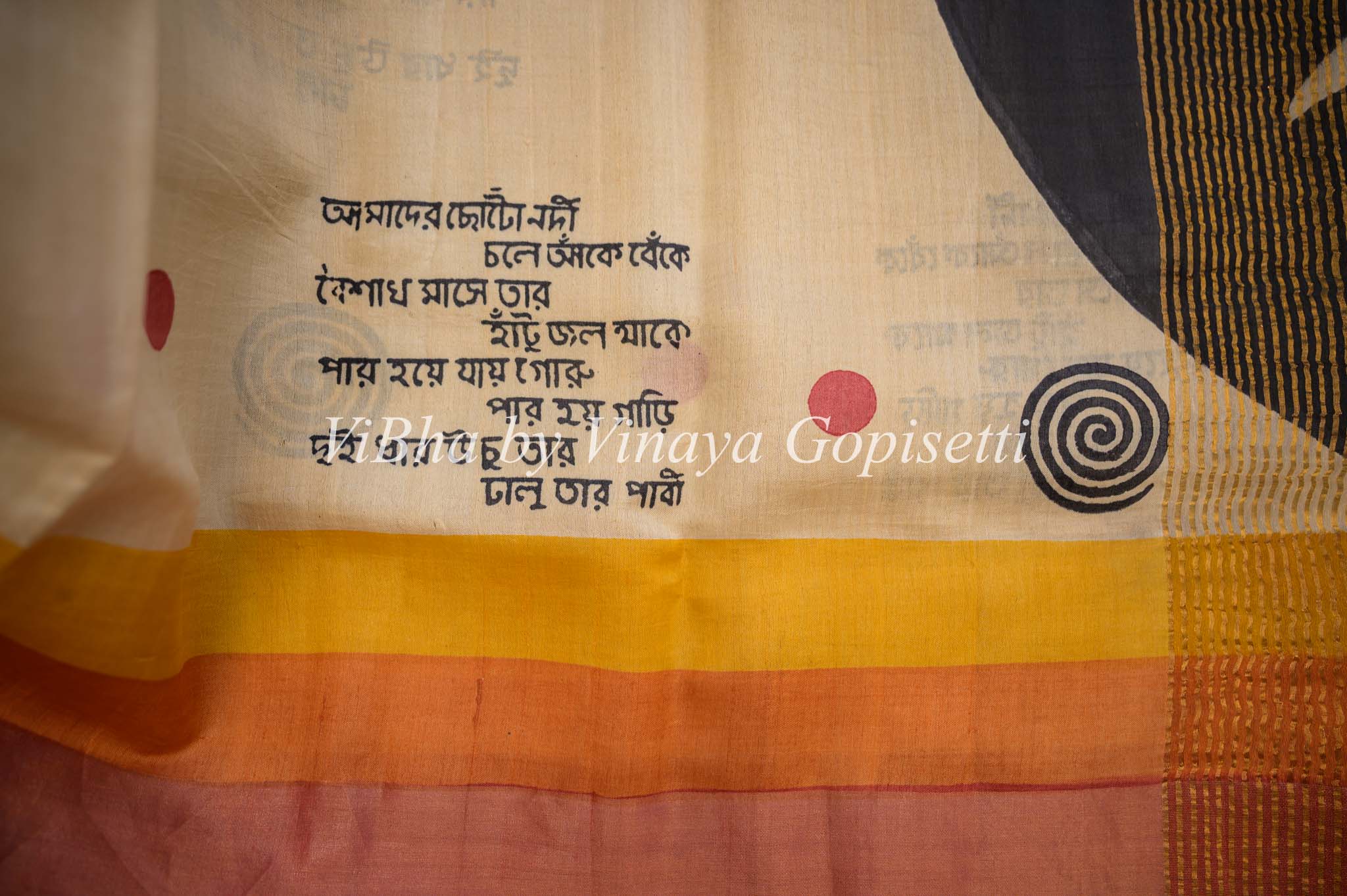 Tussar Silk Sarees Near Me | Tussar Block Printed Saree ViBha – Tagged ...